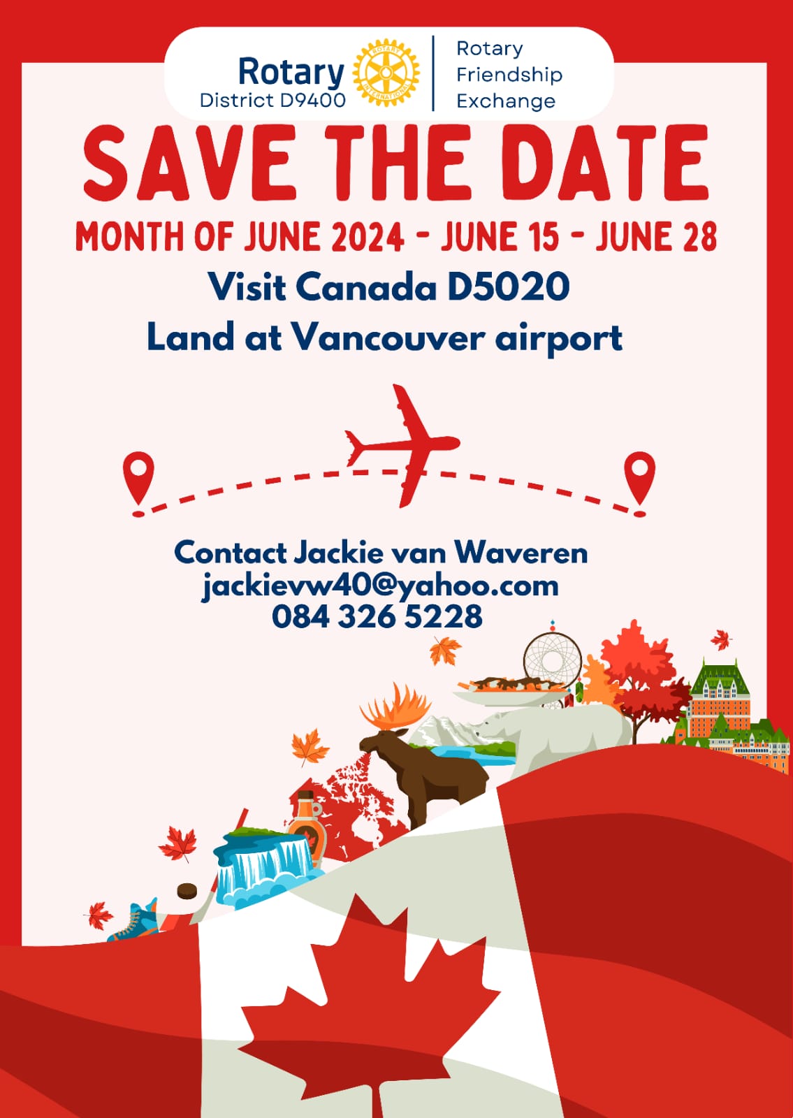 Canada – Outbound to D5020 – Friendship Exchange